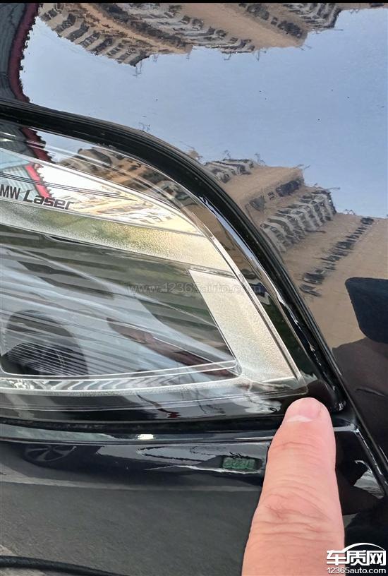 进口宝马X5索赔激光大灯严重瑕疵 - 车质网