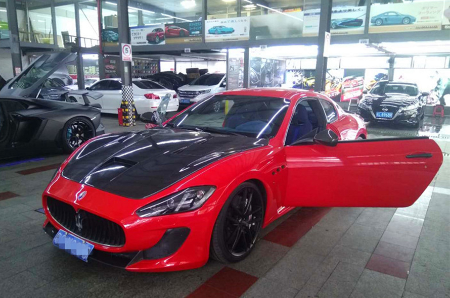 MC赛道版贴膜法拉利红-释放超跑魅力- 图片 - 车质网